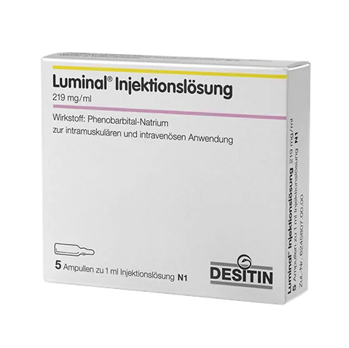 Luminal Inj.-Lsg. 219 mg/ml, 5 x 1 ml Ampullen | 1278