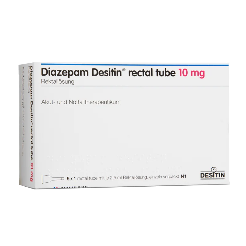Diazepam Desitin Rectal Tube 10 Mg 5 X 2 5 Ml 1262