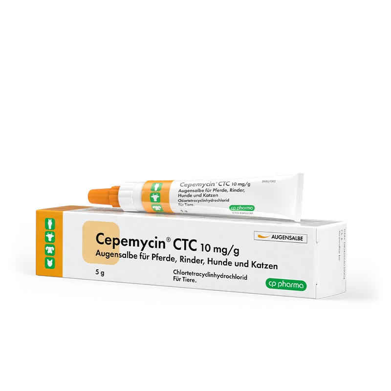 Cepemycin CTC 10 mg/g, 5 g Augensalbe | 3900