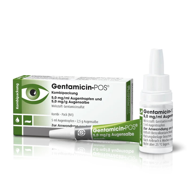 GENTAMICIN-POS Kombipack, 5 ml + 2,5 g | 3419