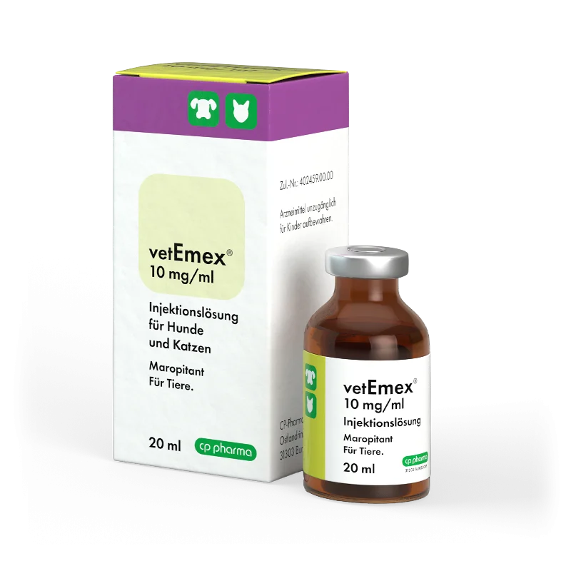 vetEmex 10 mg/ml Injektionslösung für Hunde und Katzen, 20 ml | 3254