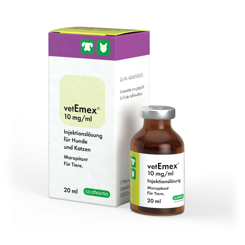vetEmex 10 mg/ml Injektionslösung für Hunde und Katzen, 20 ml | 3254