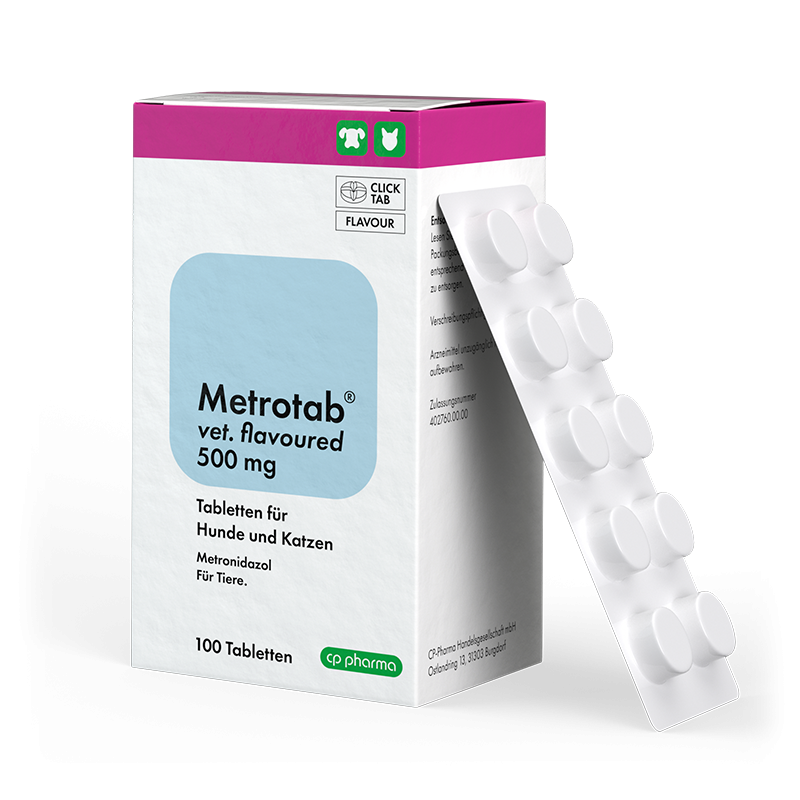 Metrotab vet. flavoured 500 mg, 100 Tabl. | 312